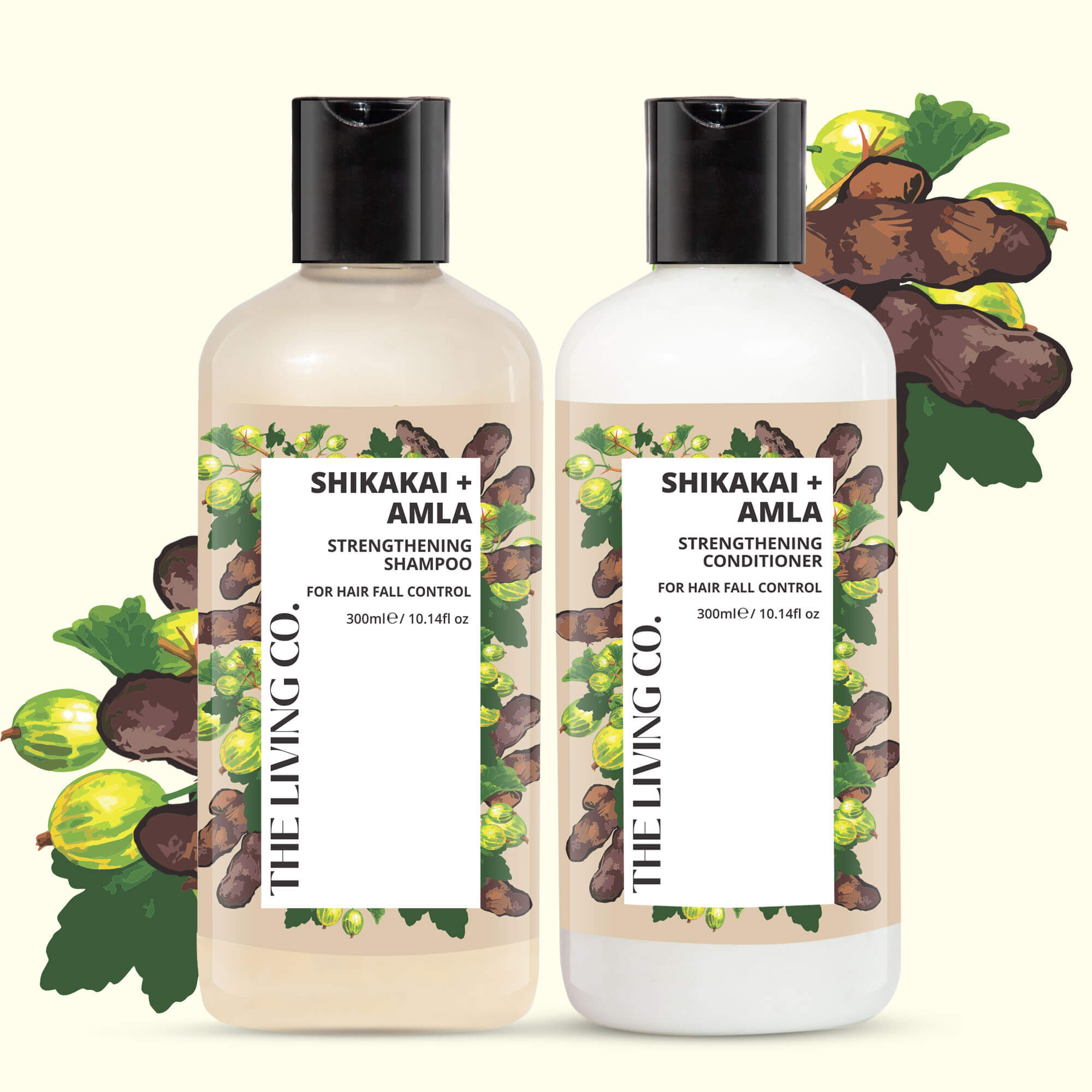 Strengthening Shampoo & Conditioner Combo with SHIKAKAI + AMLA – THE ...